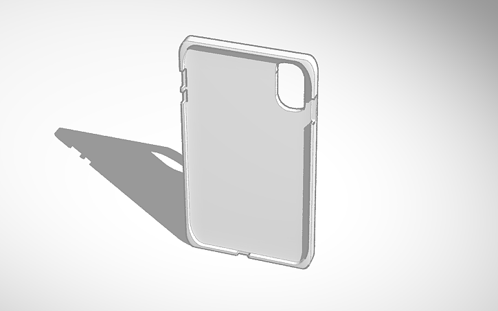3D design Phone cover - Tinkercad