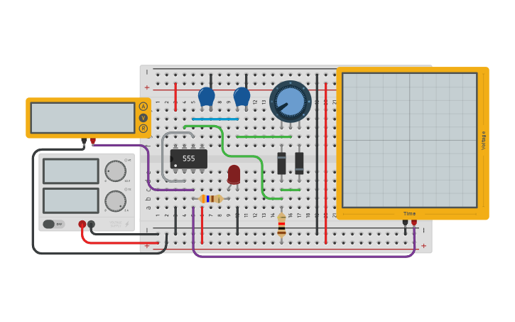 Circuit Design 555 Pwm Tinkercad