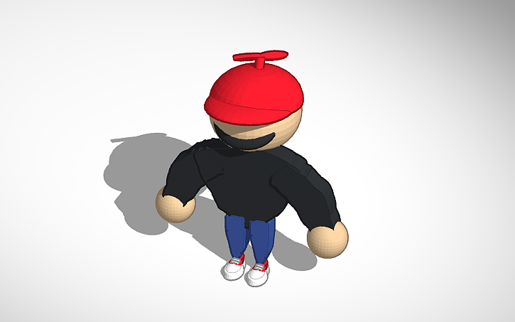3D design Making a Buff person - Tinkercad