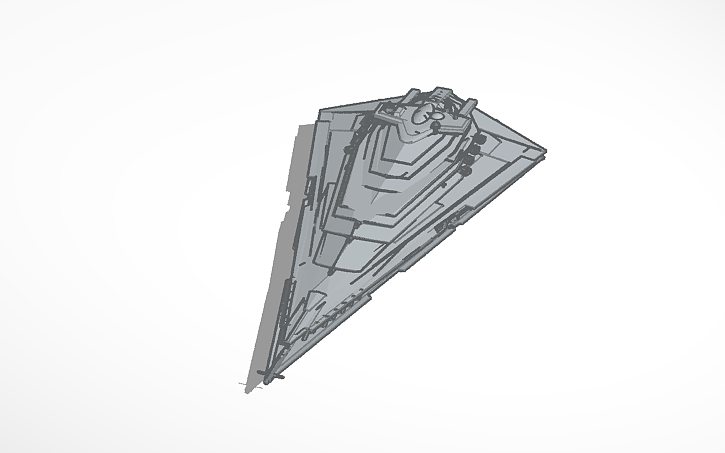 3D design Resurgent-Class Star Destroyer - Tinkercad