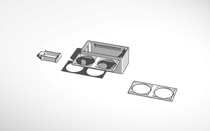 3D design 4 inch Speakers - Tinkercad