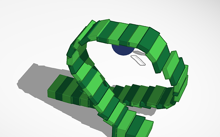 3D design sonic green hill loop - Tinkercad