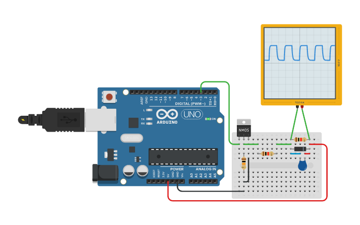 Circuit design PWM | Tinkercad