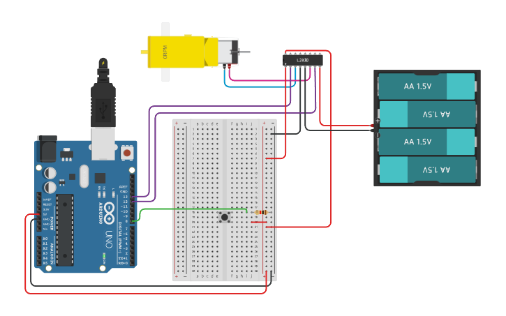 Circuit design CHeW: Gate Function - Tinkercad