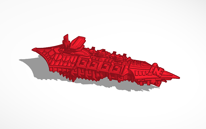 3D design Acheron Class Cruiser - Tinkercad