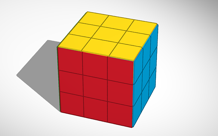 3D design cubo - Tinkercad