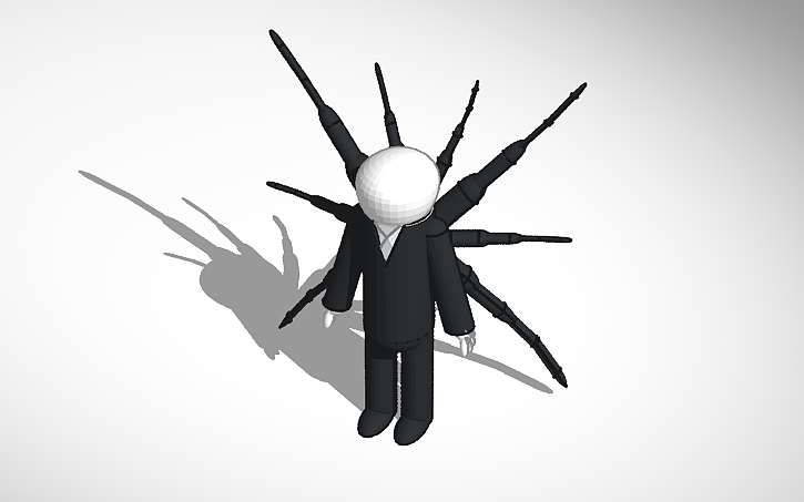 3D design slender man | Tinkercad