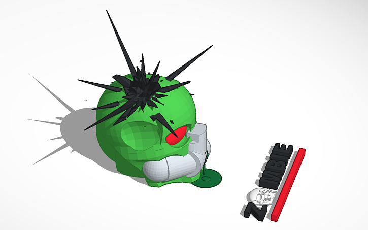 3D design Zombie - Tinkercad