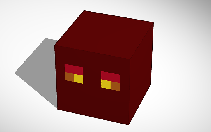 3D design (Minecraft Season) Magma Cube rare - Tinkercad