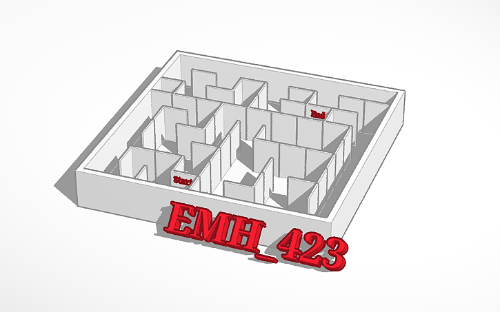 3D design EMH_MAZE_423 | Tinkercad