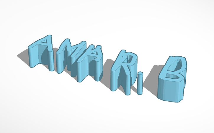 3d Design Name Tinkercad