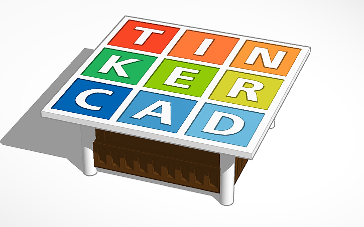 3D design Coffee Table | Tinkercad
