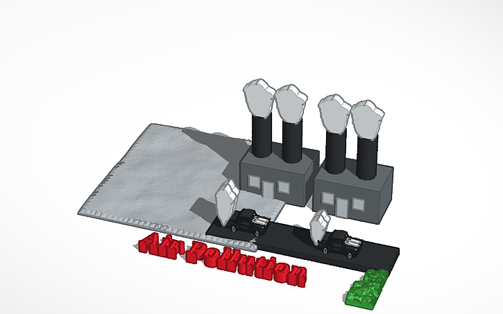 3d Design Air Pollution Tinkercad