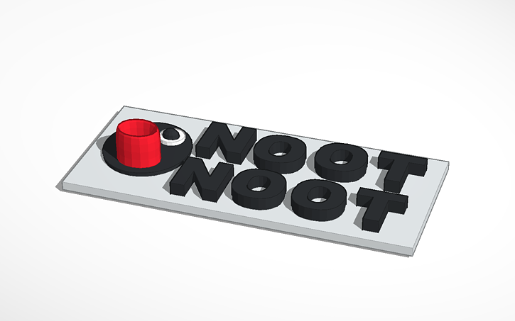 3D design noot noot | Tinkercad