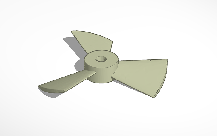 3D design MATE Possible Propeller - Tinkercad