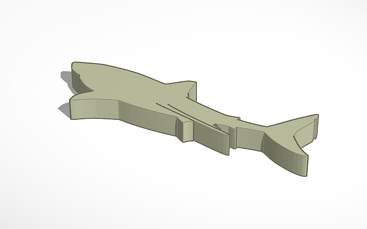 3D design shark - Tinkercad