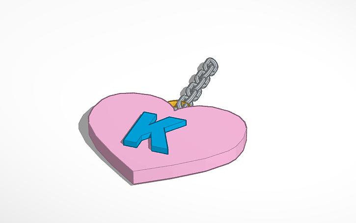 3D design Kay Key chain | Tinkercad