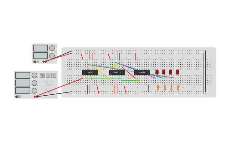 Circuit design LAB09_2 - Tinkercad
