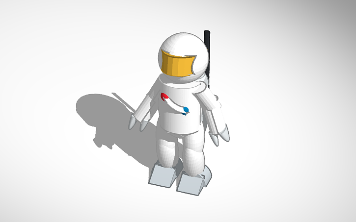 3D design Astronaut - Tinkercad