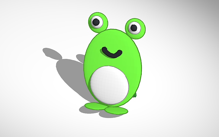 3D design Frog phone holder | Tinkercad