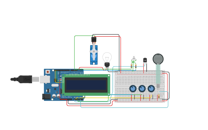 Circuit design Scanner ECU - Tinkercad