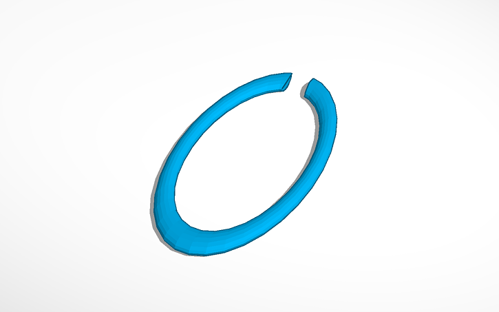 3D design chain link | Tinkercad