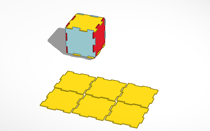 3D Design Leslie Laser cut Box Tinkercad