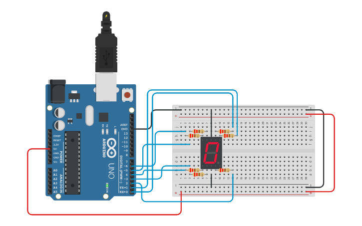 Circuit design Tugas 5 - Tinkercad Circuit design Tugas 5 - Tinkercad
