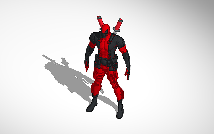 3d Design The Sensational Deadpool Tinkercad