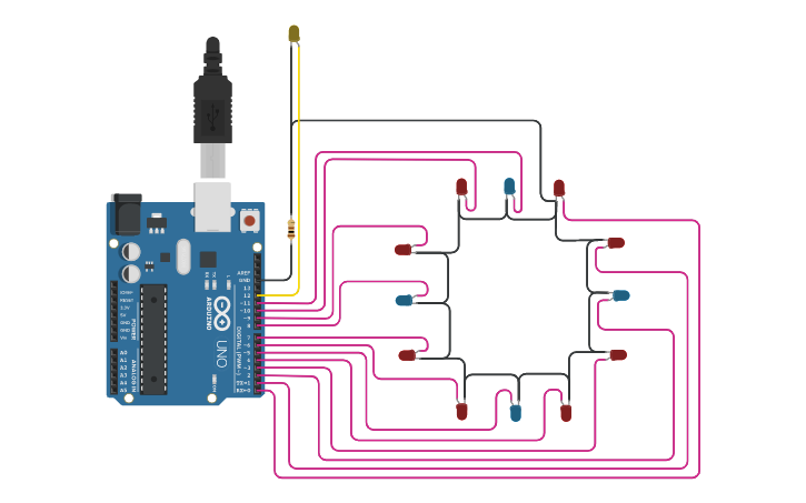 Circuit design Copy of Analog Clock | Tinkercad