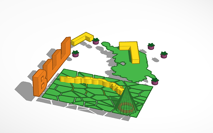 3D design Classroom reading area - Tinkercad