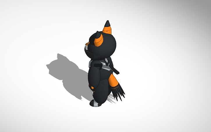 3D design Ninja fox | Tinkercad