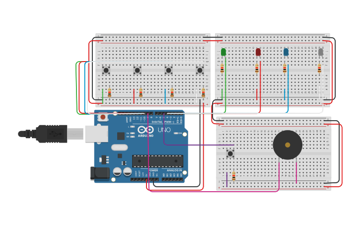 Circuit design concurso de preguntas - Tinkercad