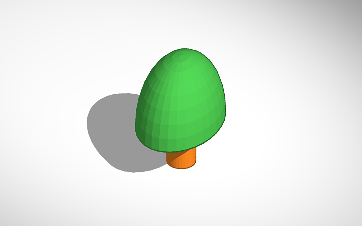 3D design Tree - Tinkercad