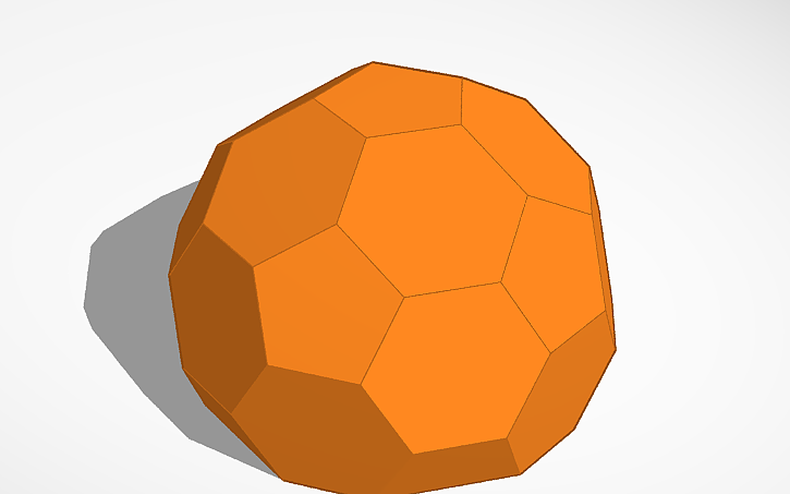 3D design Copy of Aurelia Institute Truncated Icosahedron - Tinkercad