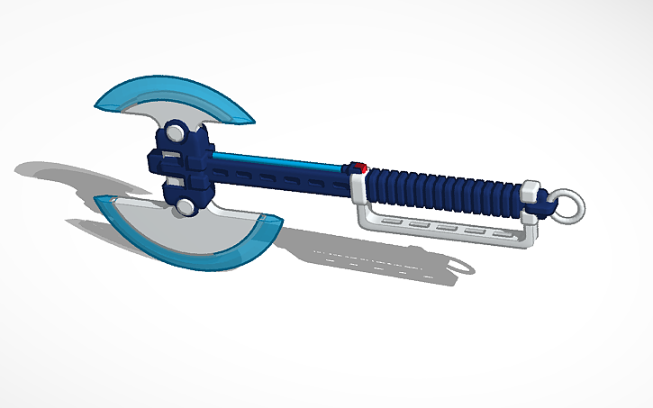 3D design Sci-fi Energy Axe - Tinkercad