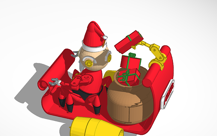 3D design Santa Claws 2021 | Tinkercad