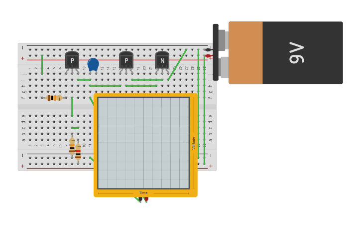 Circuit design transistors | Tinkercad
