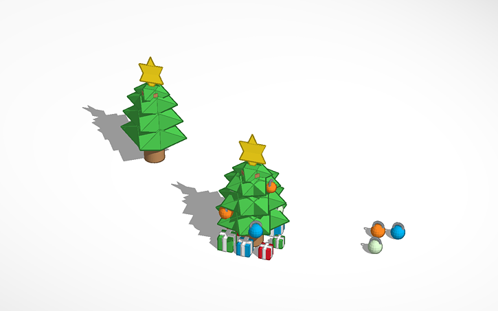 3D design Christmas Trees #Christmas - Tinkercad
