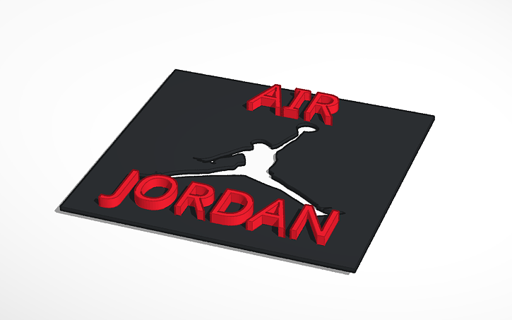 3D design Air Jordan - Tinkercad