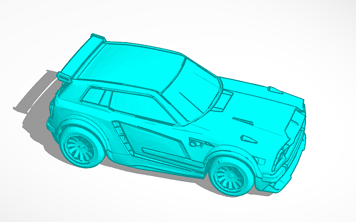 3D design Rocket League Fennec - Tinkercad
