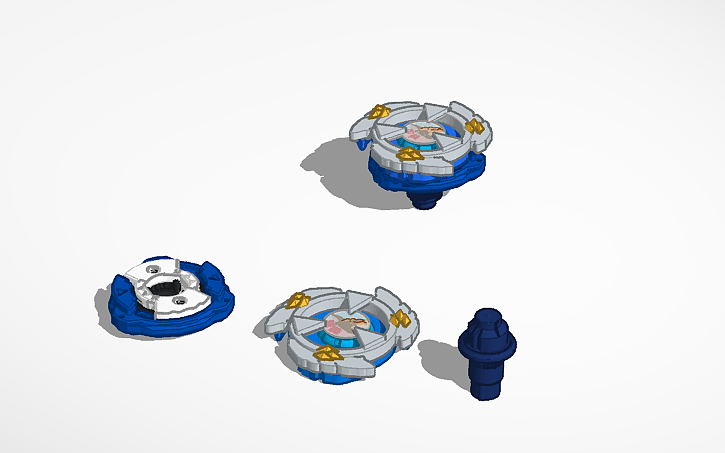 3D design beyblade x - Tinkercad