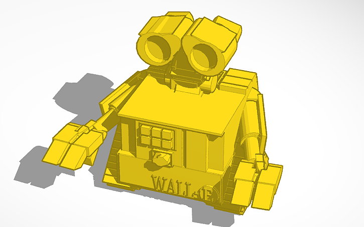 3D design wall-e - Tinkercad