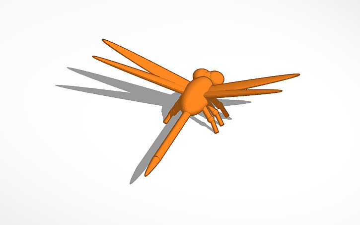 3D design Dragonfly - Tinkercad