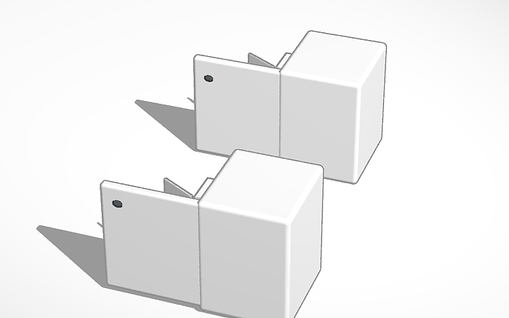 3D design Prototype of Refrigerator - Tinkercad