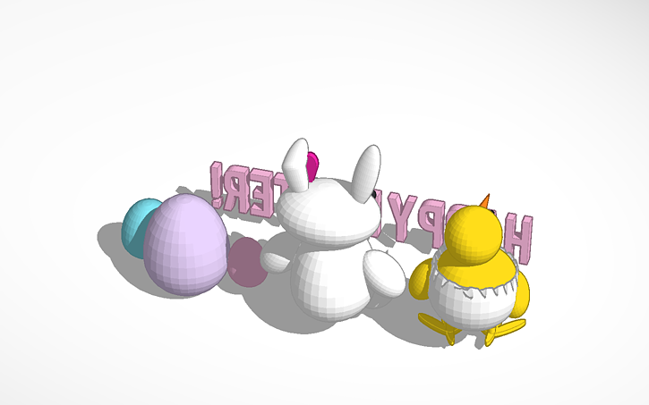 3D design EASTER - Tinkercad