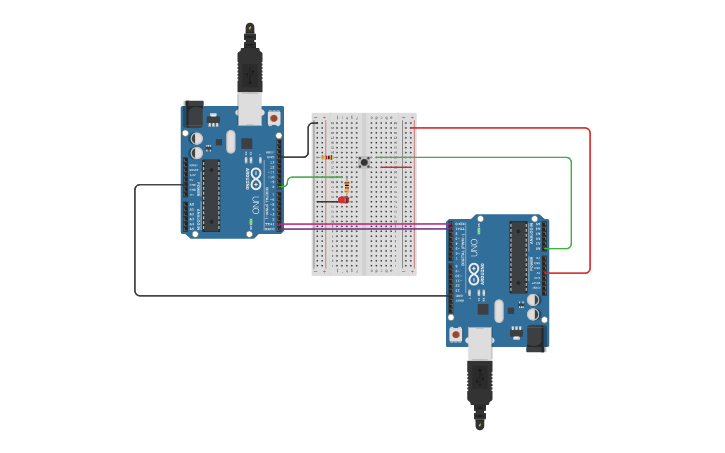 Circuit design Copy of Lab1 USART | Tinkercad