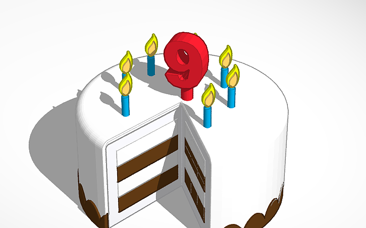 3D design cake | Tinkercad