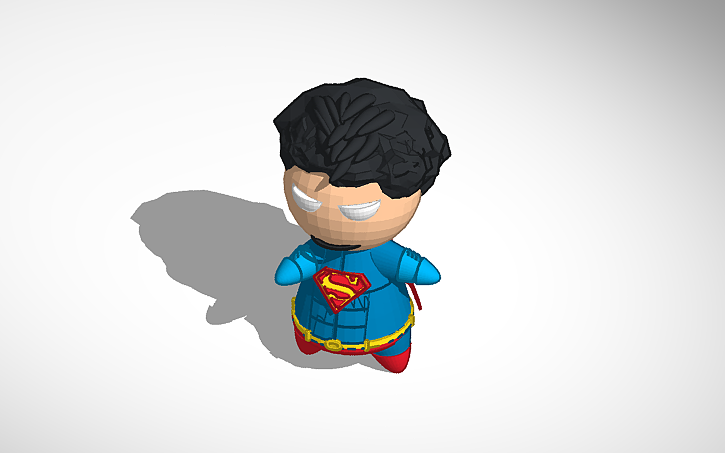 3D design SuperMan - Tinkercad