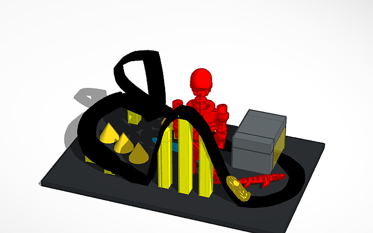 3D design Roller coaster - Tinkercad